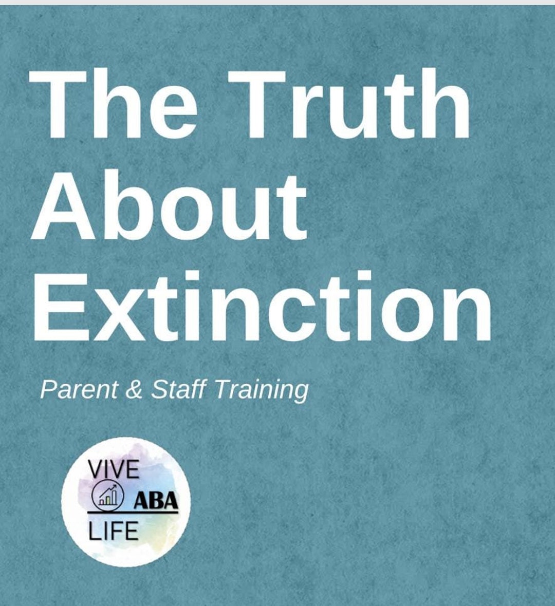 ABA Parent/rbt Training: Extinction EDITABLE - Etsy