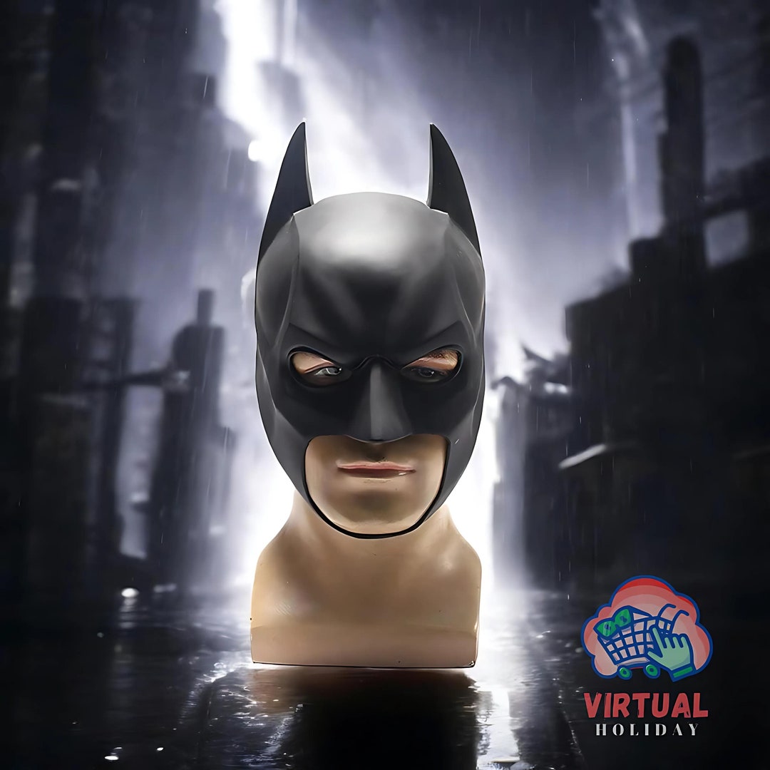 Bat Mask Latex Headgear Mysterious Halloween Cosplay Adult Masquerade ...