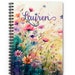 Personalized Summer Flowers Spiral Notebook - Floral Journal - Colorful ...
