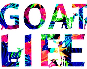 Goats Check I053 8 Sticker Decal Meat Goat Boer Nubian Kiko Goat Cage ...