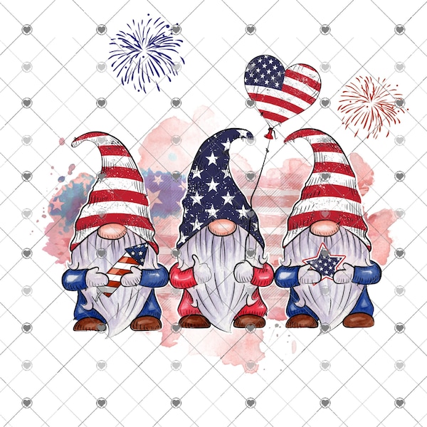 Gnome 4th of July - Etsy