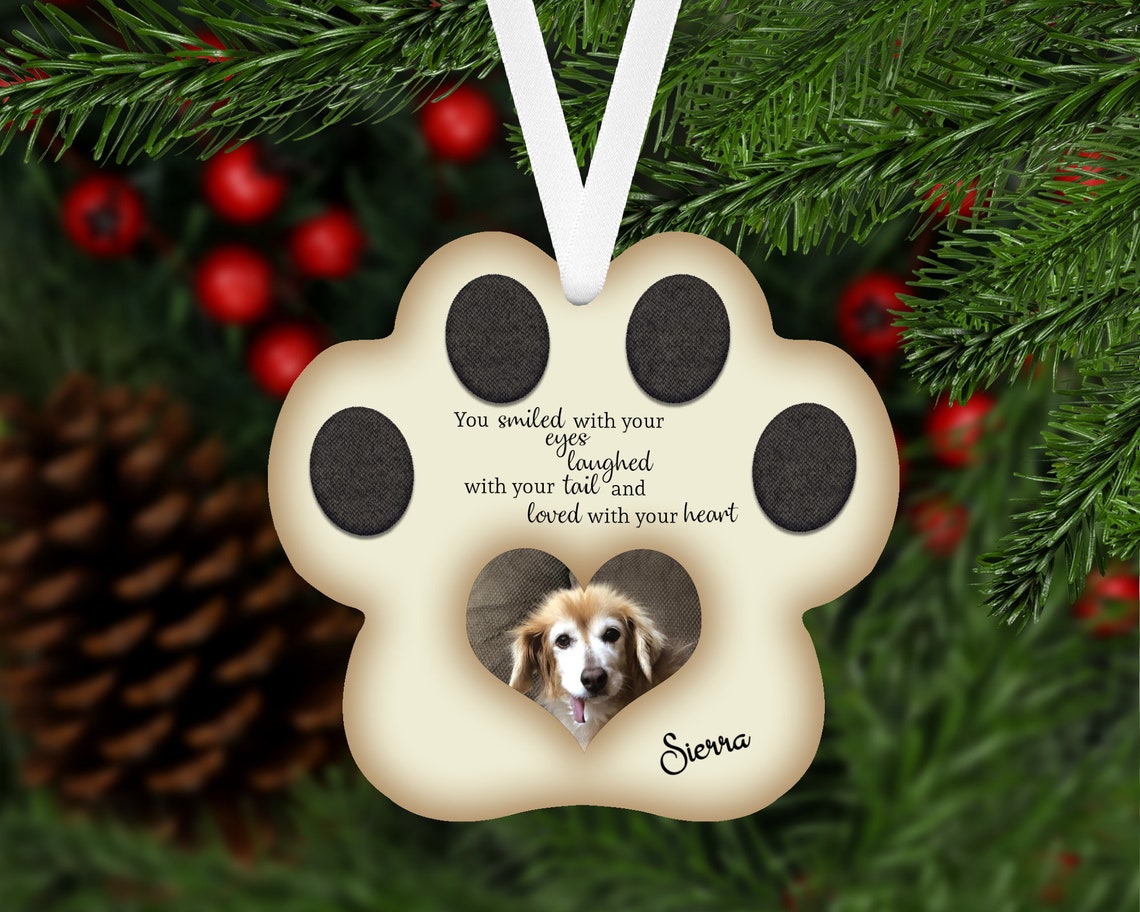 Haustier Erinnerung Foto Ornament Personalisiert In Memory - Etsy.de