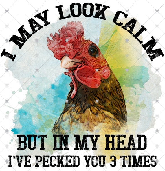 Chicken Sublimation Transfer Printed Ready to Use I May | Etsy