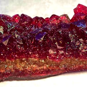 Ruby Red Geode Crystal Mineral Gemstone Rock Soap - Pomegranate Scented ...