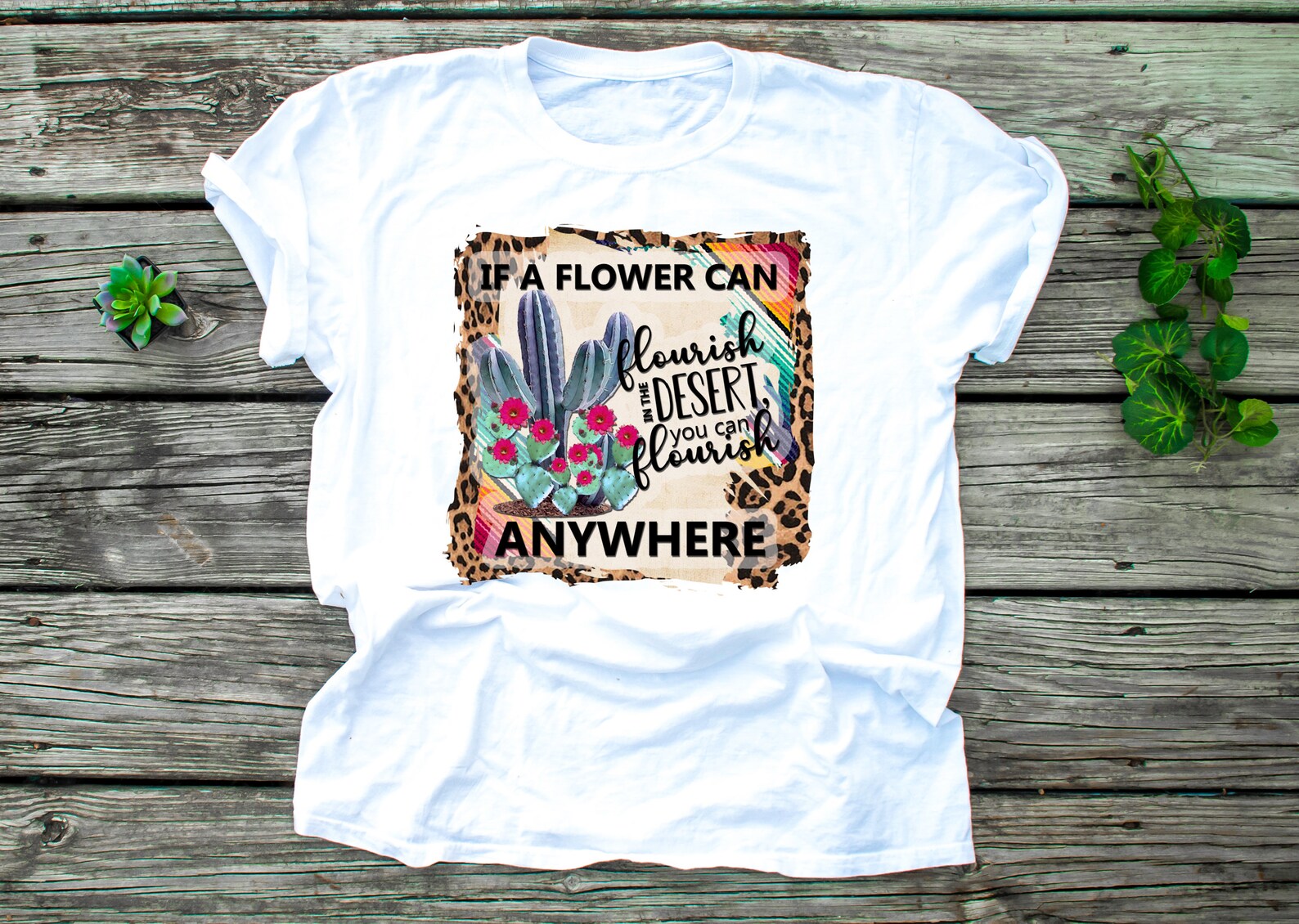 Cactus Leopard Sublimation Transfer - Ready to Press, Cactus ...