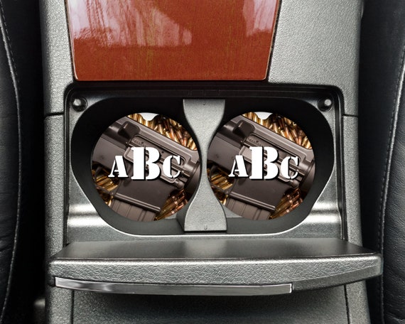 Gun and Bullet Car Coasters Gun Car Coasters Ceramic Car - Etsy