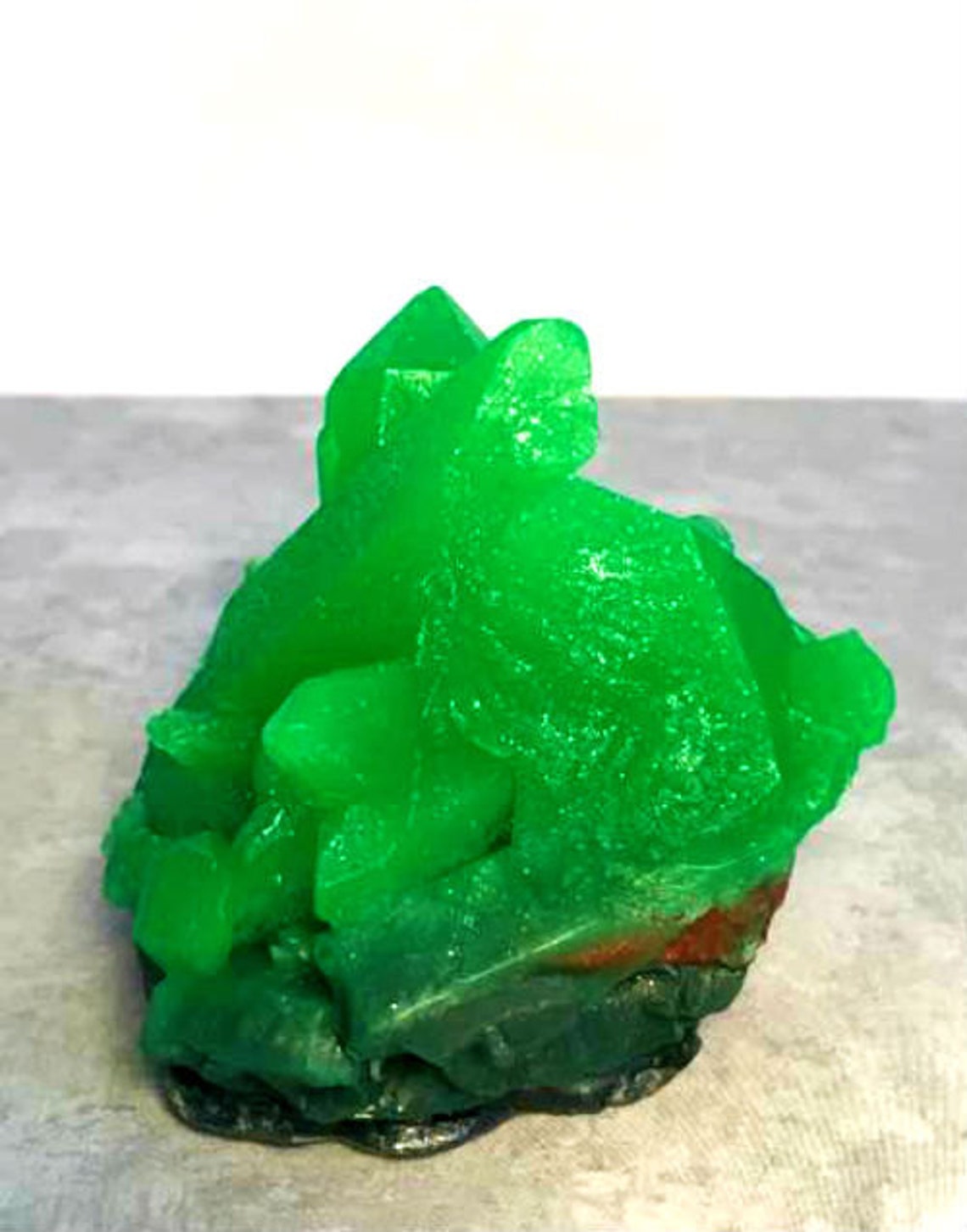 Emerald Green Geode Crystal Mineral Gemstone Soap FREE U.S. - Etsy