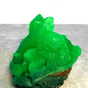 Emerald Green Geode Crystal Mineral Gemstone Soap - FREE U.S. SHIPPING ...