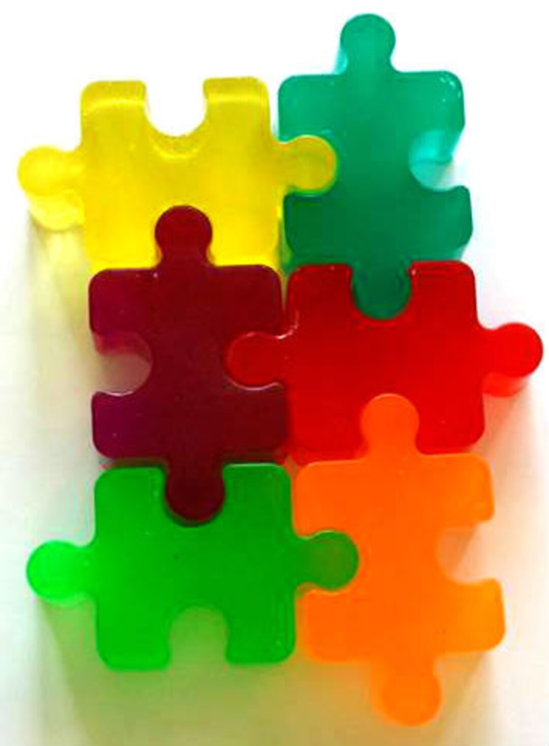 Puzzle Pieces Soap - Puzzle Soaps - Set of 4 - Birthday Party Favors ...