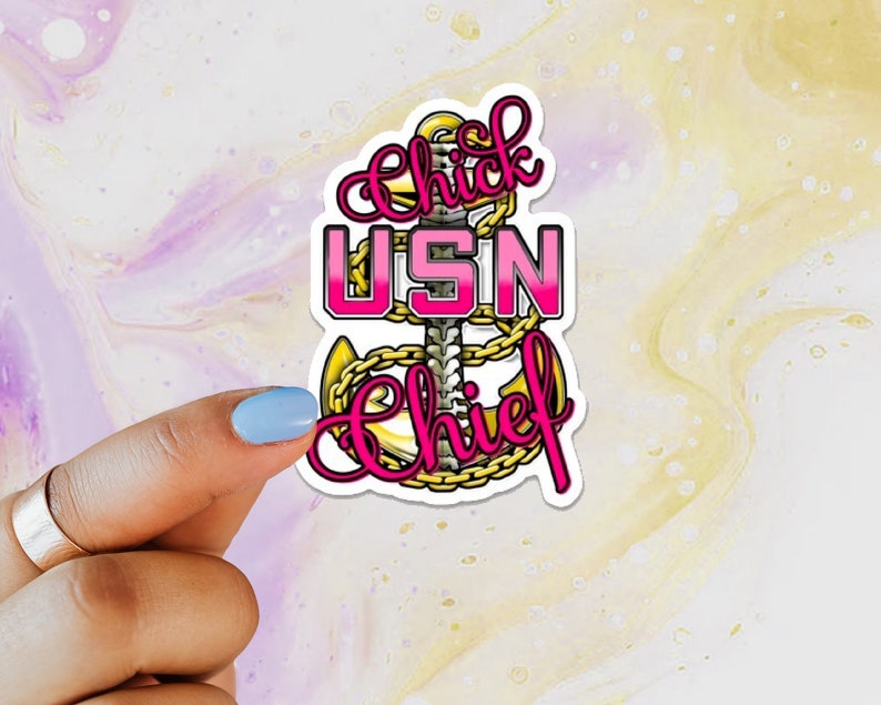 Chick Chief CPO Sticker Chief Petty Officer Navy Ladies - Etsy