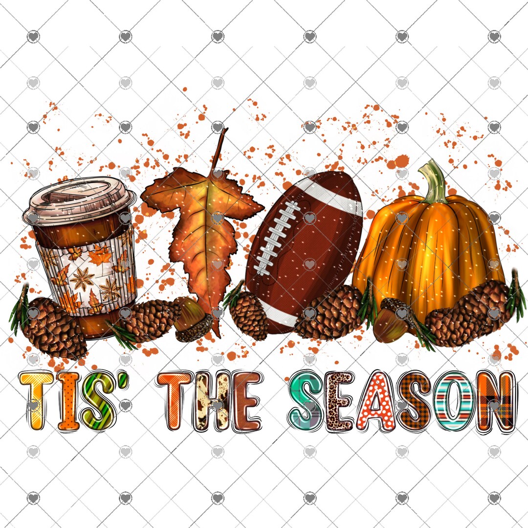 Fall Pumpkin Coffee Football Sublimation Transfer, Ready to Press, Tis ...