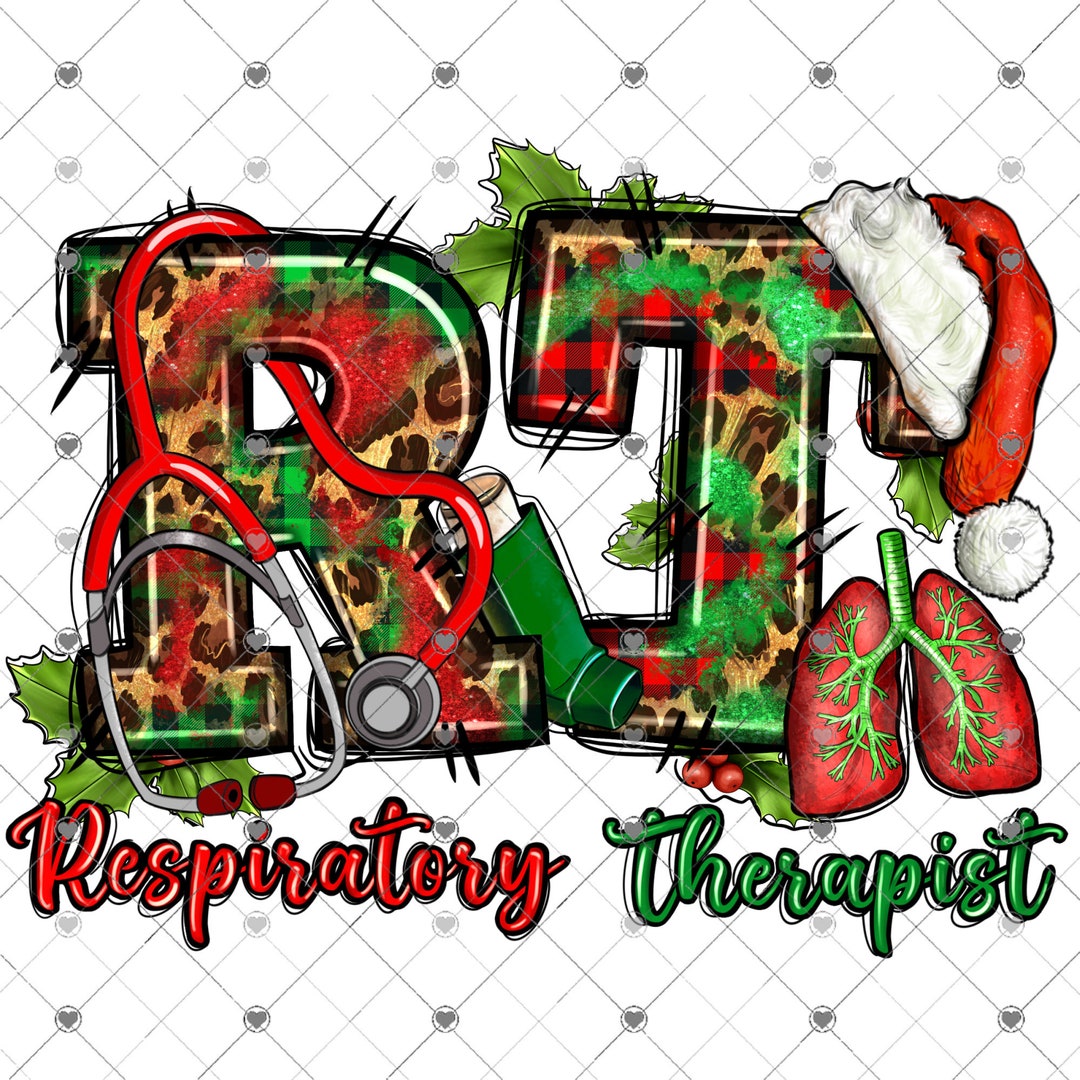 Christmas Respiratory Therapist Ready to Press Sublimation Transfer ...