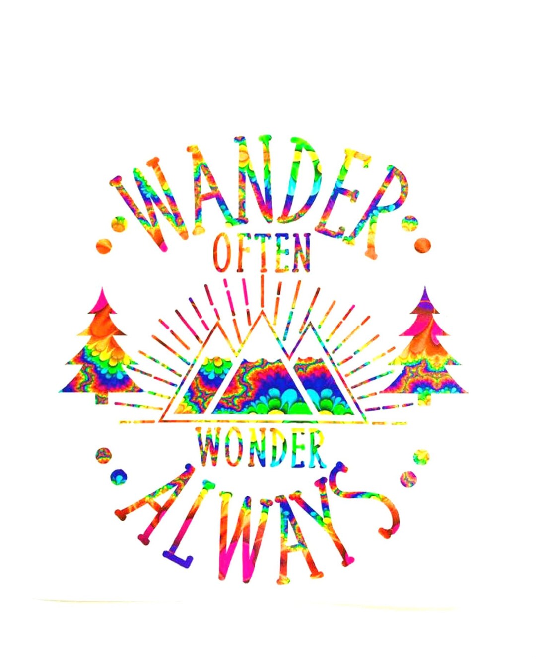 Wander Sticker Decal, Travel Sticker, RV, Camping, Traveling, Wander ...