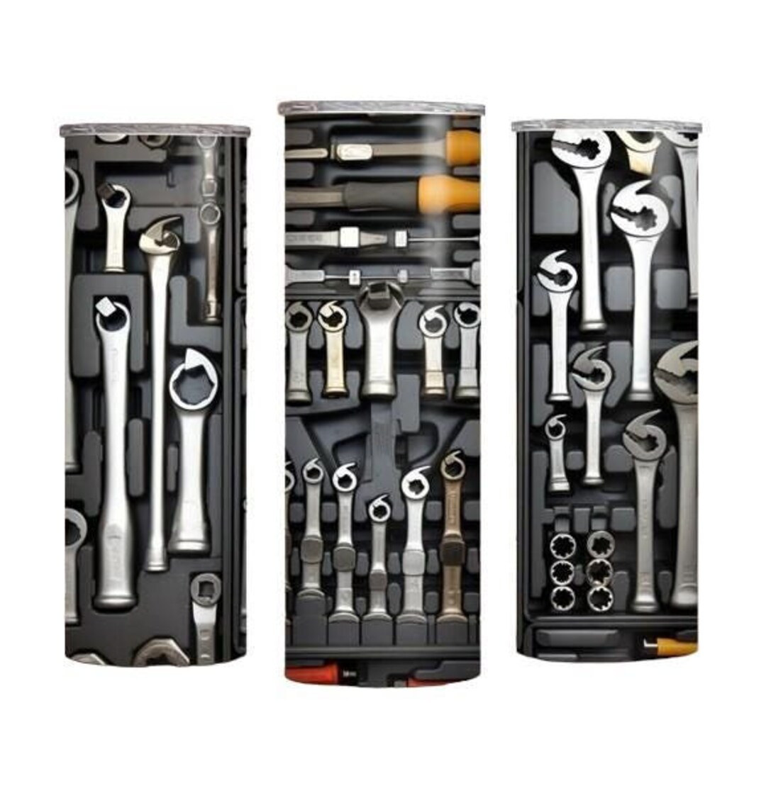 Mechanic Tool Box Tumbler Wrap Sublimation Transfer - Ready to Press ...