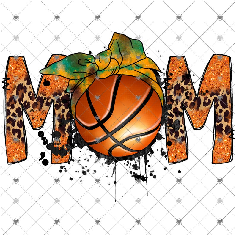 Basketball Mom Leopard Sublimation Transfer Printed Ready to - Etsy
