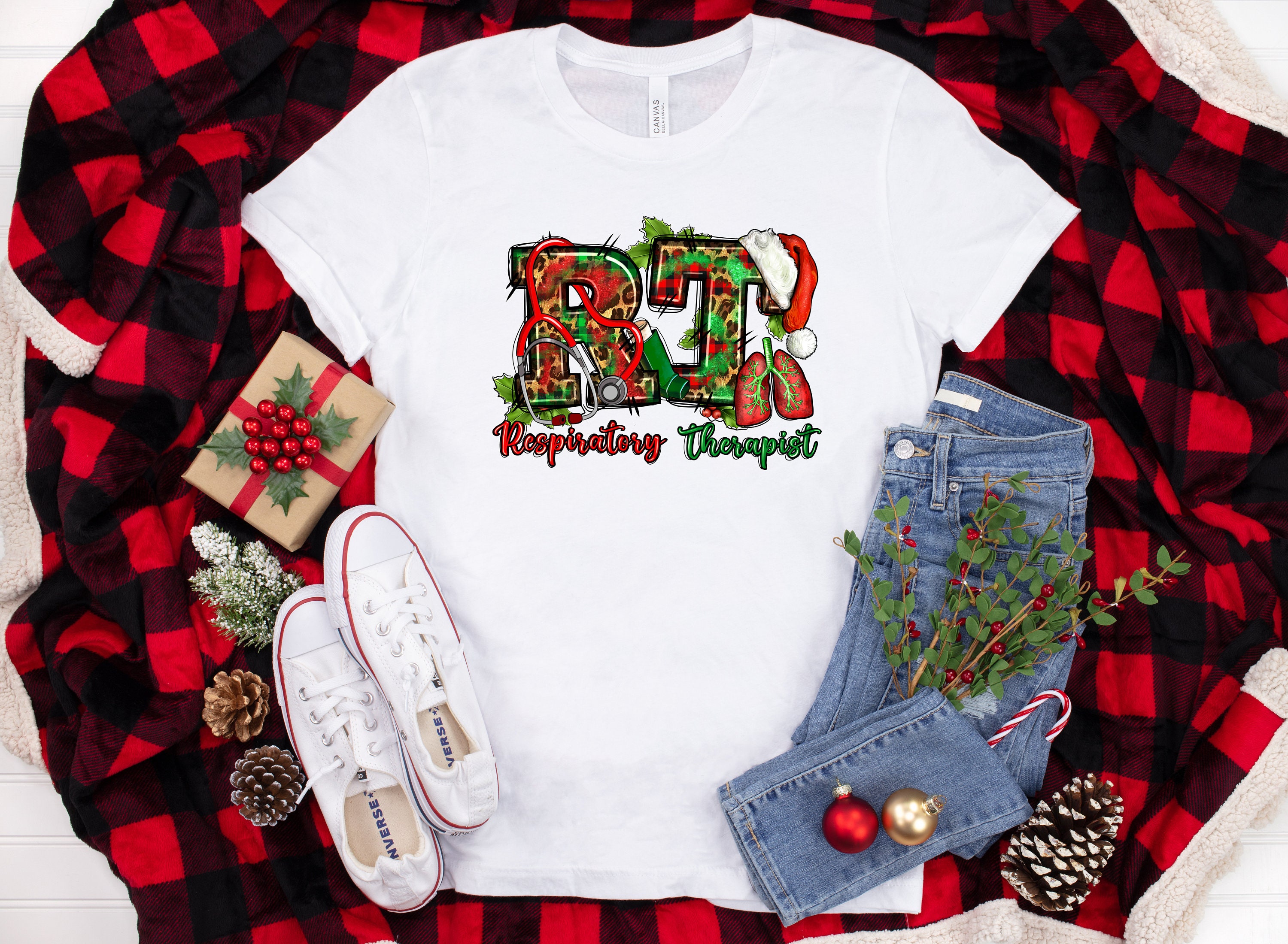 Christmas Respiratory Therapist Ready to Press Sublimation Transfer ...