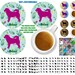 Dog Breed Personalized Coasters 100% Custom You Choose - Etsy