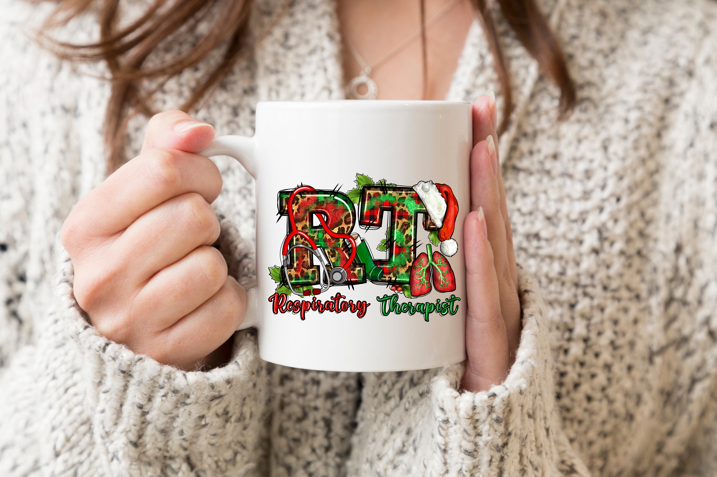 Christmas Respiratory Therapist Ready to Press Sublimation Transfer ...