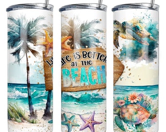Life is Better at the Beach, Sublimation, Ready to Press, Print Out ...