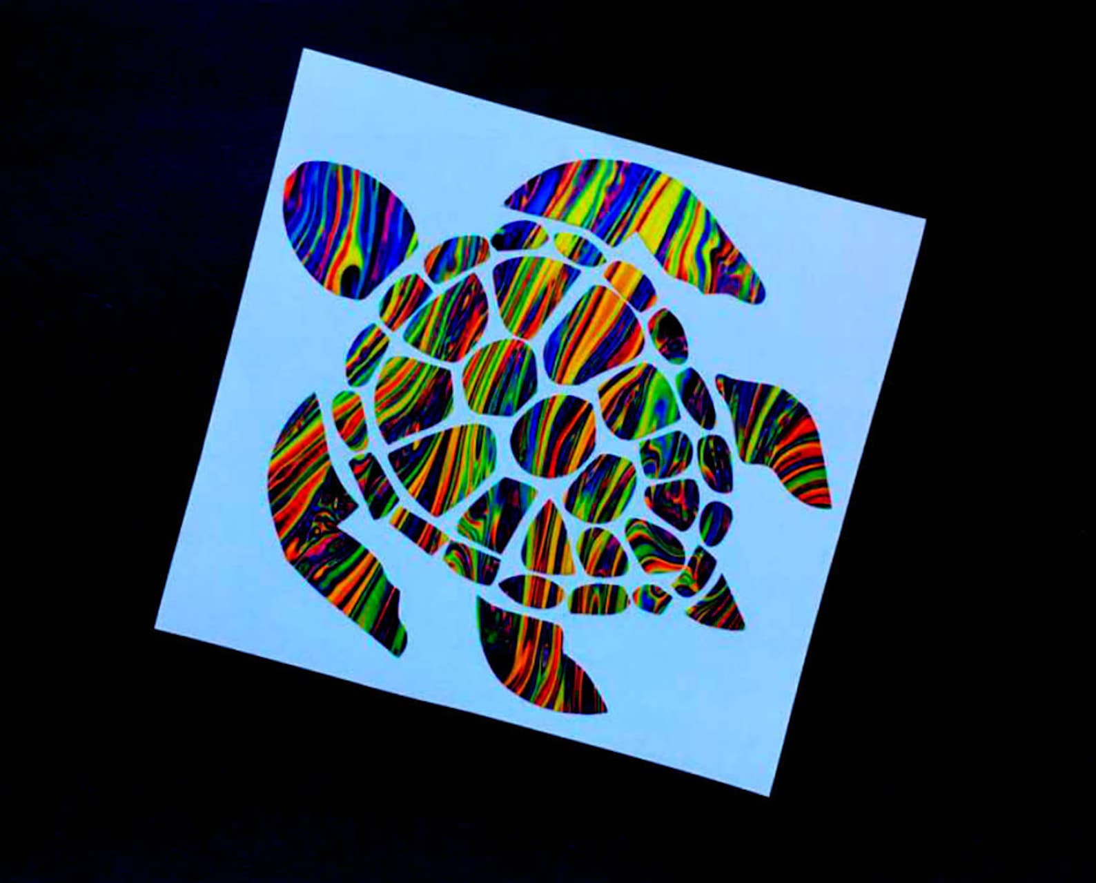 Sea Turtle Vinyl Decal Sticker Die Cut Custom Car Window Laptop Tumbler ...