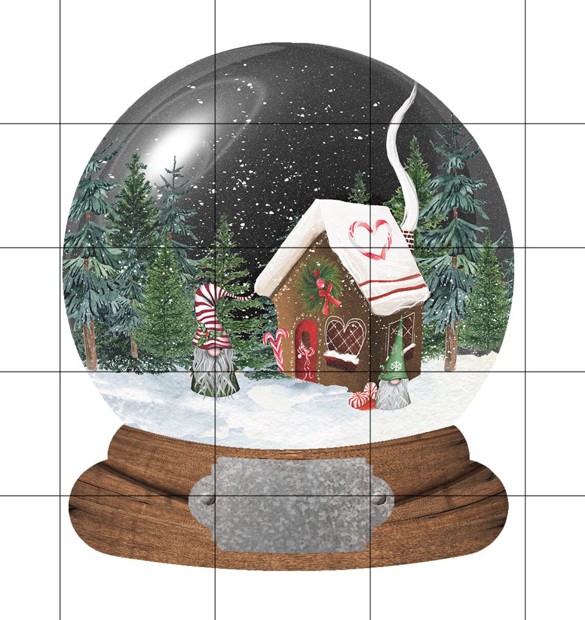 Gnomes Snow Globe Christmas Ornament Personalized Name - Etsy