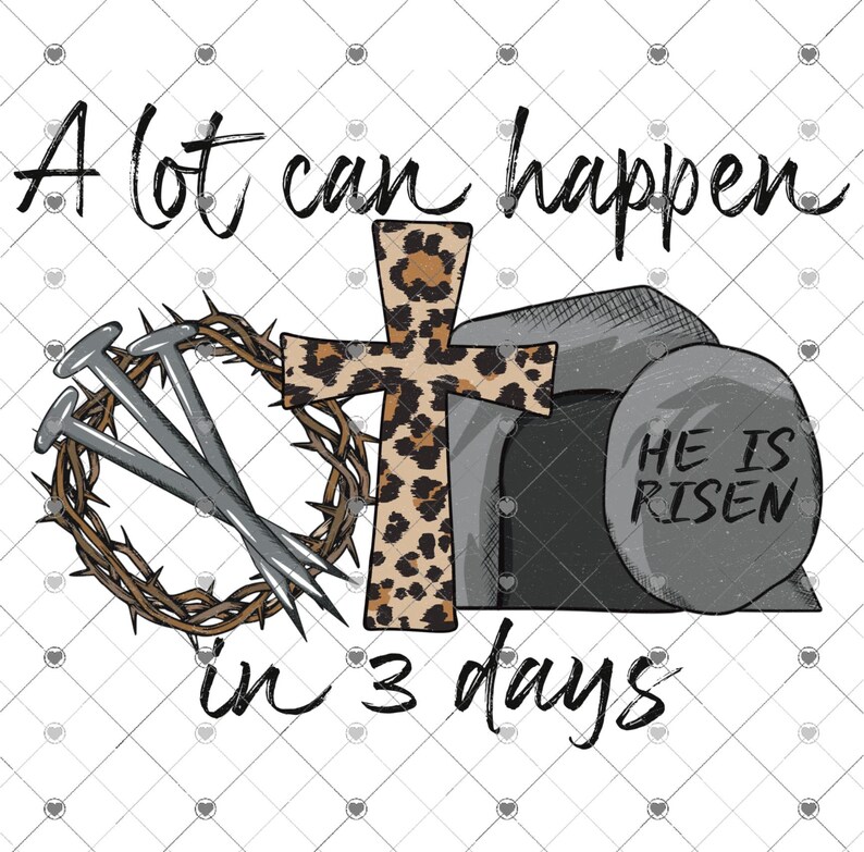Easter Empty Tomb Sublimation Transfer, Ready to Press, Printed ...