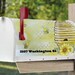 Mailbox Cover With Magnetic Strip Personalized Bee Beehive Mailbox ...