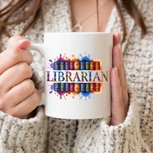 Librarian Sublimation Transfer Ready to Press, School Librarian Gift ...