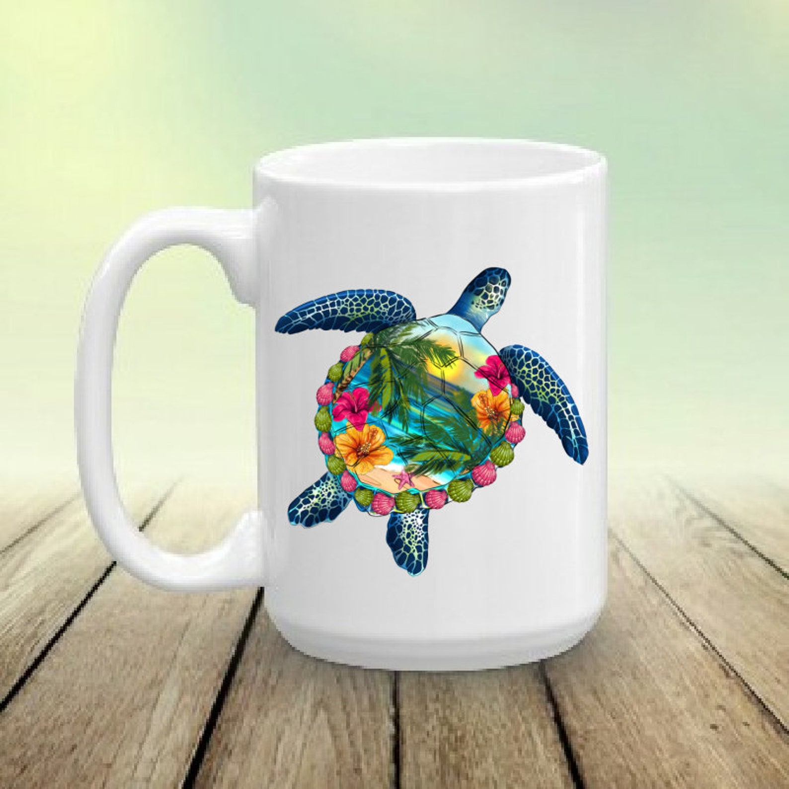 Sea Turtle Sublimation Transfer Printed Ready to Use - Etsy