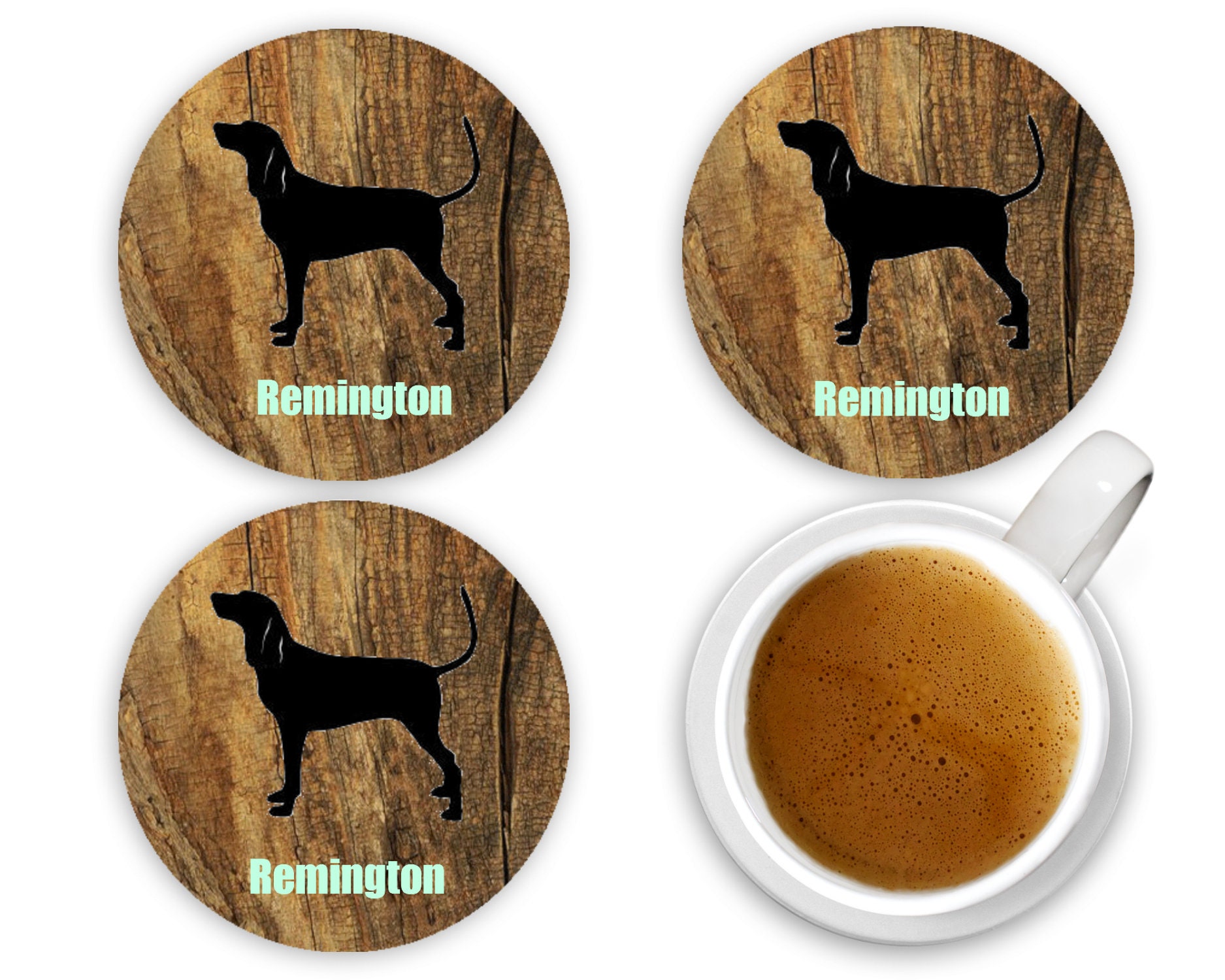 Dog Breed Personalized Coasters 100% Custom You Choose | Etsy