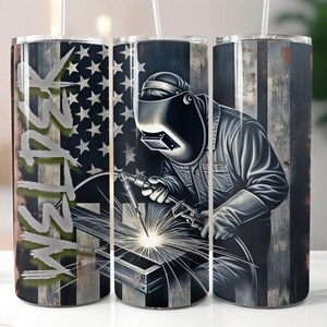 Welder Tumbler Wrap Sublimation Transfer - Ready to Press - 20 Oz ...