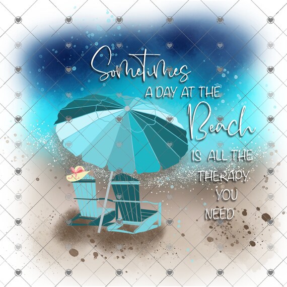 Day at the Beach Sublimation Transfer Beach Lover Sublimation | Etsy