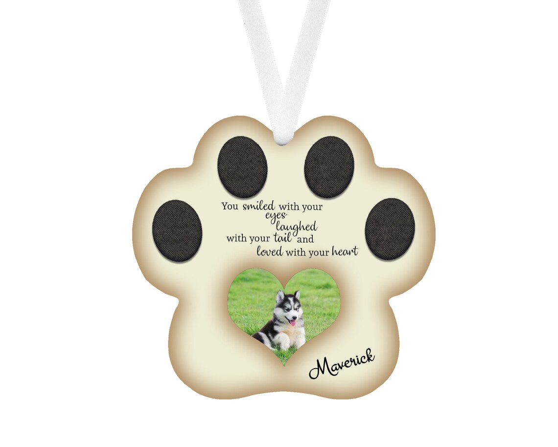 Haustier Erinnerung Foto Ornament Personalisiert In Memory - Etsy.de