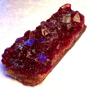 Ruby Red Geode Crystal Mineral Gemstone Rock Soap - Pomegranate Scented ...
