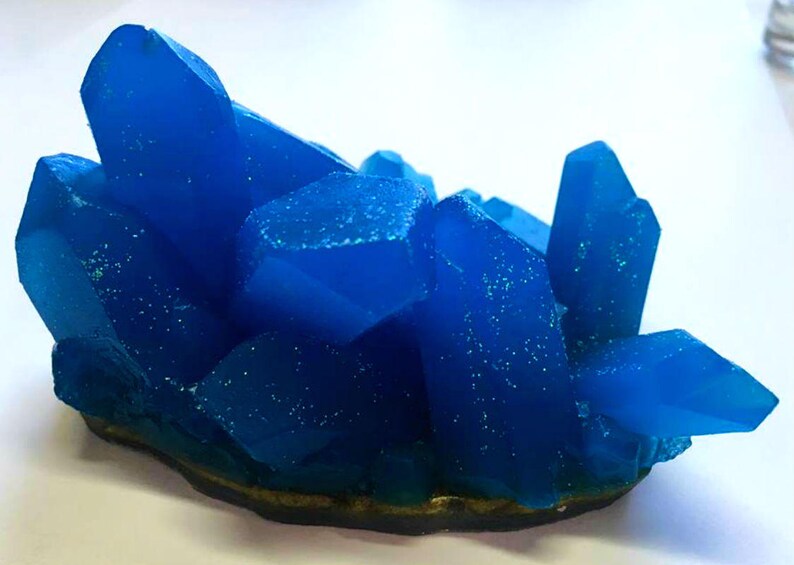 Sapphire Blue Geode Crystal Mineral Gemstone Rock Soap - Etsy