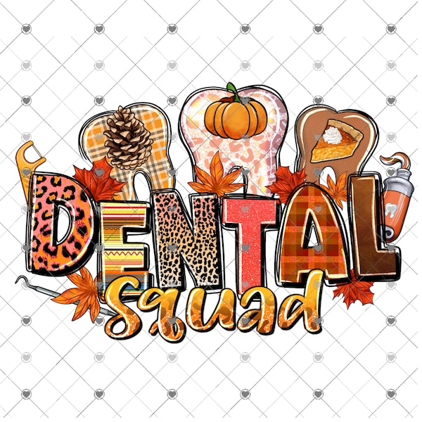 Fall Dental Squad Image - Etsy