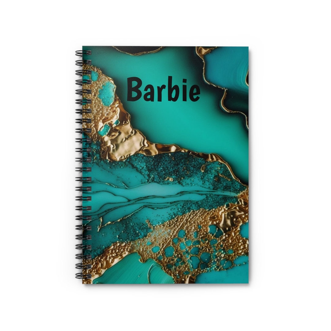 Personalized Marble Spiral Notebook Ruled Lines Journal Notebook ...