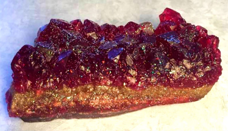 Ruby Red Geode Crystal Mineral Gemstone Rock Soap | Etsy