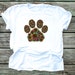 Paw Print Sunflower Digital Design for Sublimation, PNG Instant ...