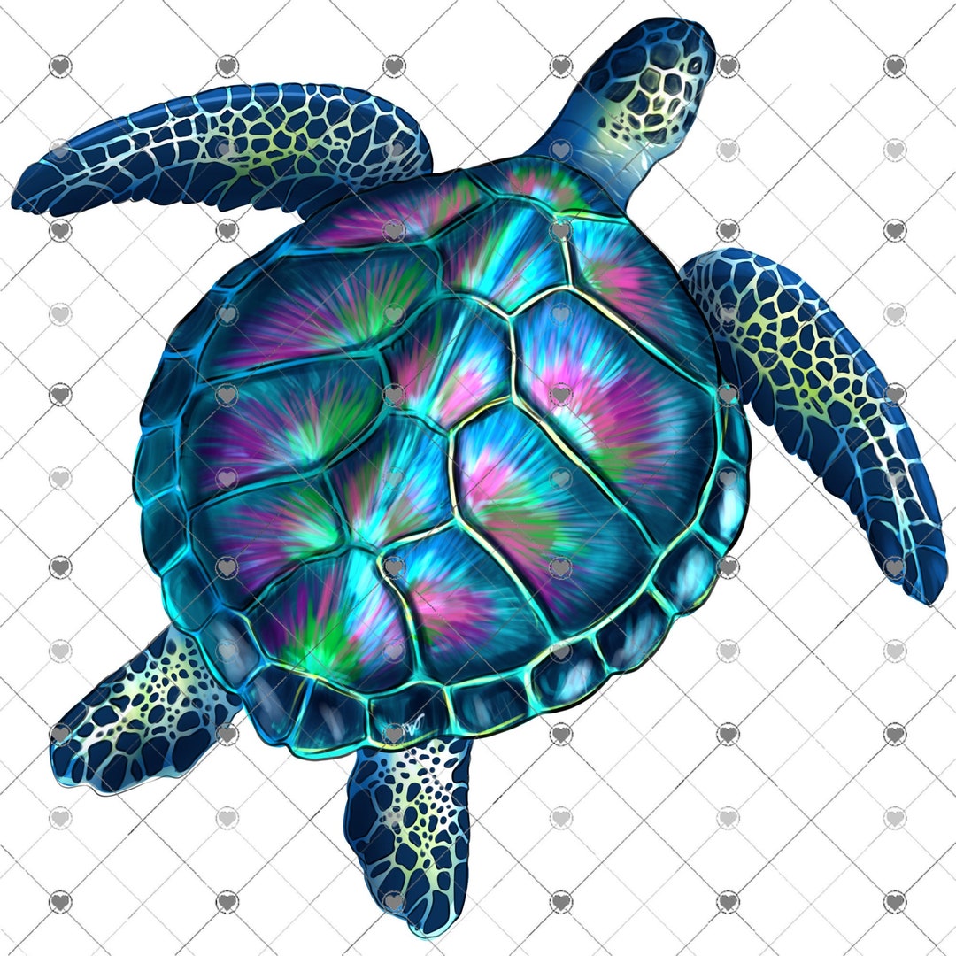 Sea Turtle Sublimation Transfer - Printed, Ready to Use, Sublimation ...