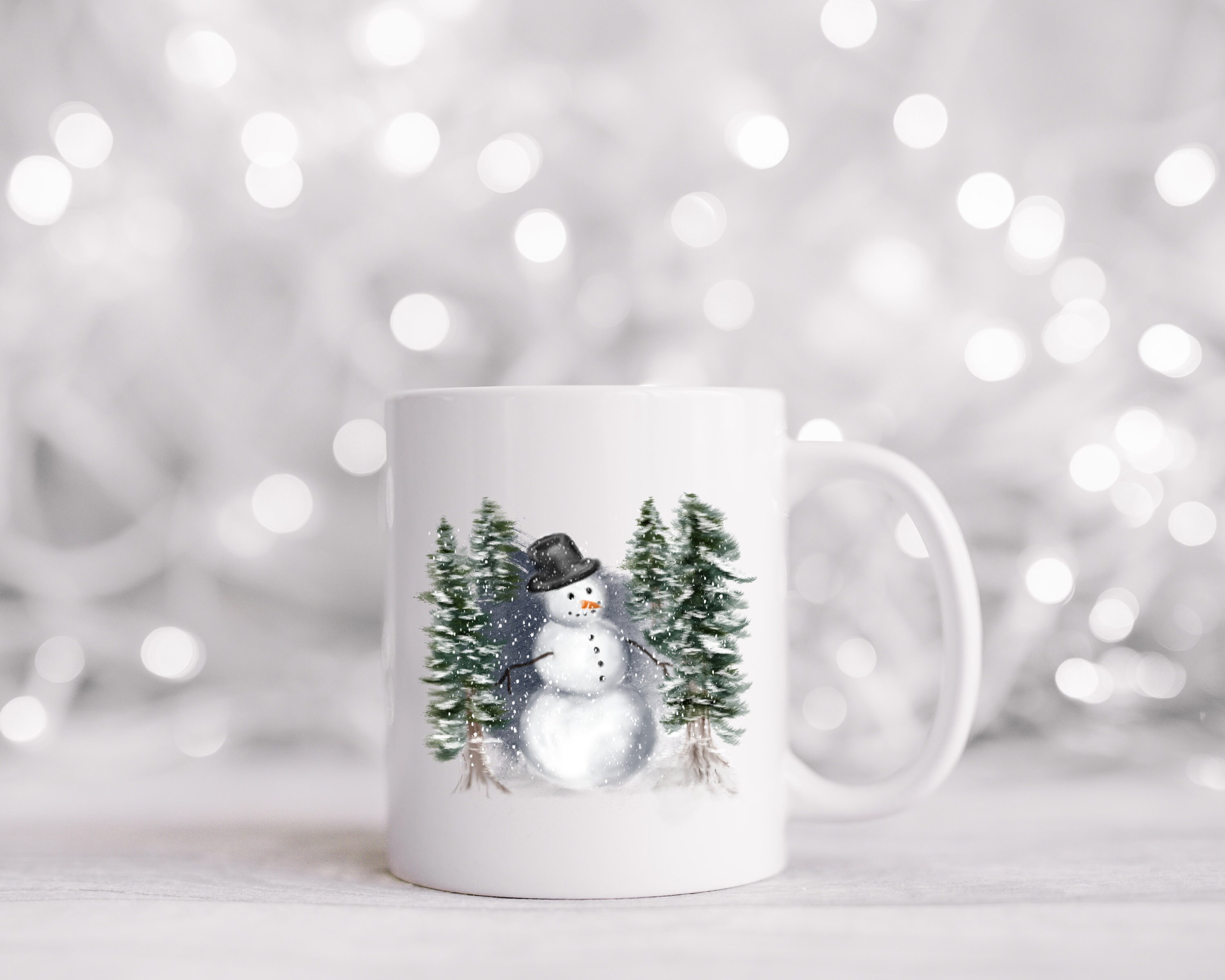Snowman Sublimation Transfer, Snowmen Printed Sub Transfer, Hand Drawn ...