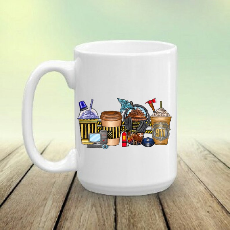 Dispatcher Coffee Drink Sublimation Transfer, Ready to Press, 911 ...
