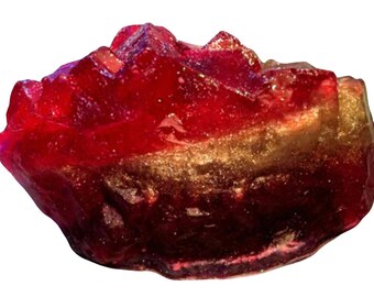 Ruby Geode Raw Crystal Glycerin Soap Rock Formation - Etsy