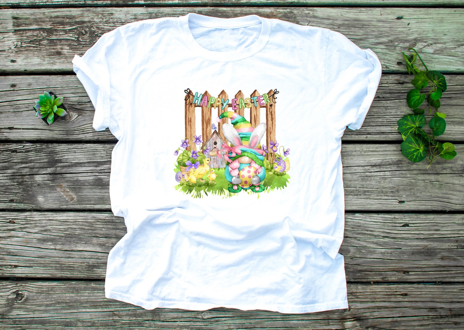 Happy Easter Bunny Gnome Sublimation Transfer, Easter Eggs Spring ...