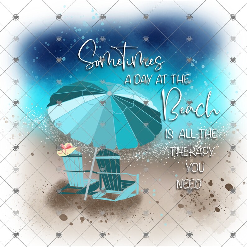 Day at the Beach Sublimation Transfer, Beach Lover Sublimation Transfer ...