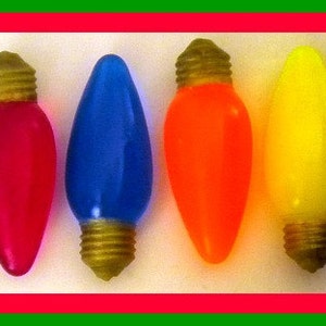 Christmas Soap - Christmas Light Bulb Soap - You Choose Scent and Color ...