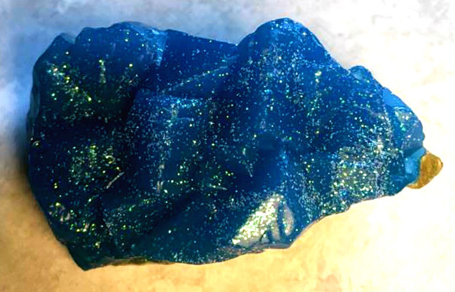 Sapphire Blue Geode Crystal Gemstone Rock Soap Vanilla Bean - Etsy
