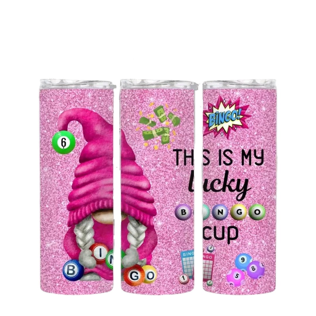 Bingo Gnomes Tumbler Sublimation Transfer, Ready to Press, 20 Oz ...