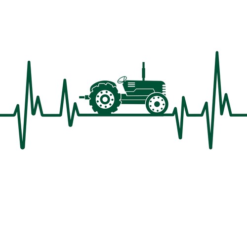 Tractor Decal Tractor Car Decal Monogram Vinyl Decal - Etsy