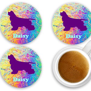 Dog Breed Personalized Coasters 100% Custom You Choose - Etsy